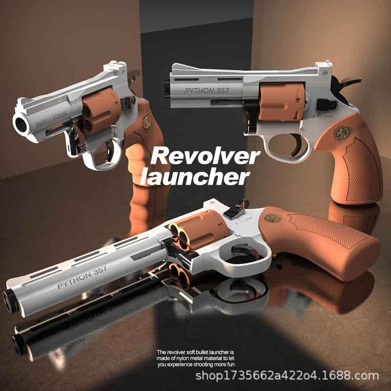 New Revolver ZP5 357 Soft bullet Launcher – BOOST TOYS